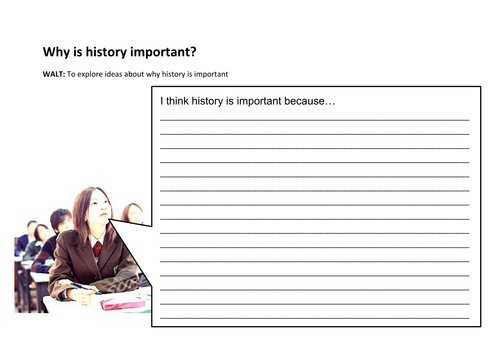 Why is history important to me? | Teaching Resources