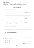 Introduction to GCSE Foundation algebra | Teaching Resources