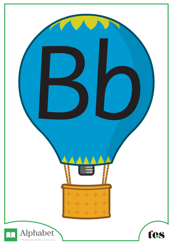 The Letter B - Balloon Theme | Teaching Resources
