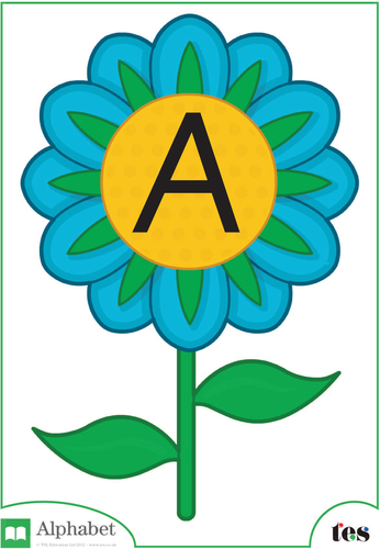 The Letter A - Flower Theme | Teaching Resources