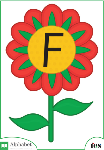 The Letter F - Flower Theme | Teaching Resources