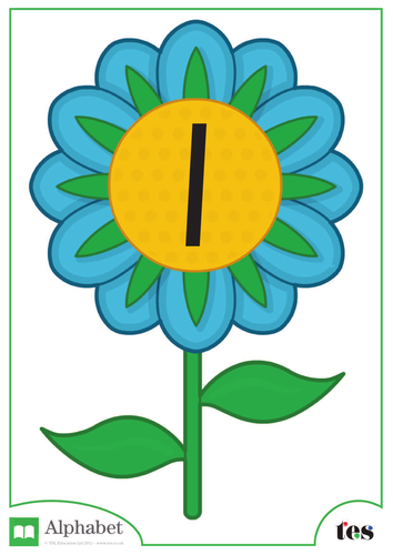 The Letter I - Flower Theme | Teaching Resources
