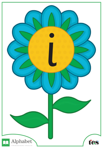 The Letter I - Flower Theme | Teaching Resources