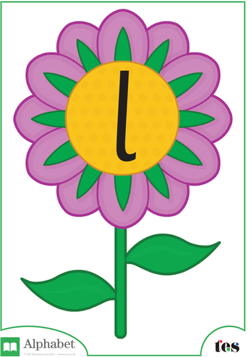 The Letter L - Flower Theme | Teaching Resources
