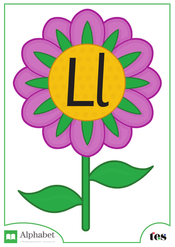 The Letter L - Flower Theme | Teaching Resources