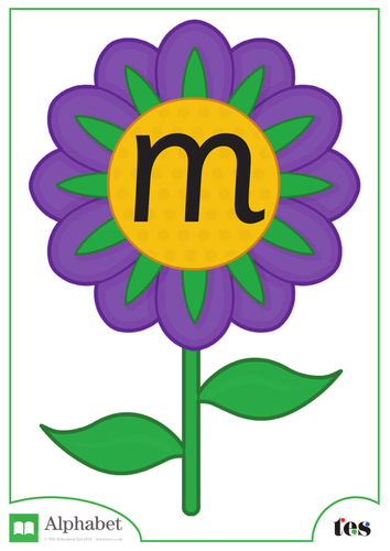 The Letter M - Flower Theme | Teaching Resources