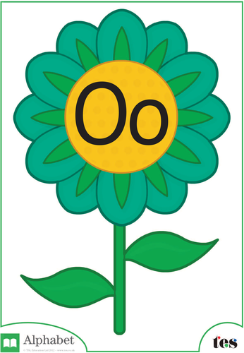 The Letter O - Flower Theme | Teaching Resources