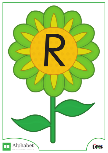 The Letter R - Flower Theme | Teaching Resources