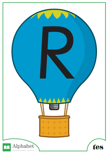 The Letter R - Balloon Theme | Teaching Resources