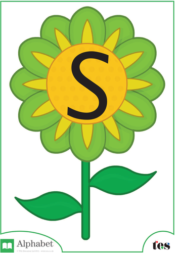 The Letter S - Flower Theme | Teaching Resources