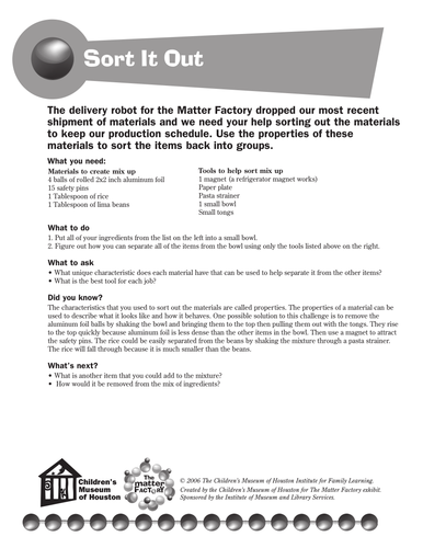 Sort It Out | Teaching Resources