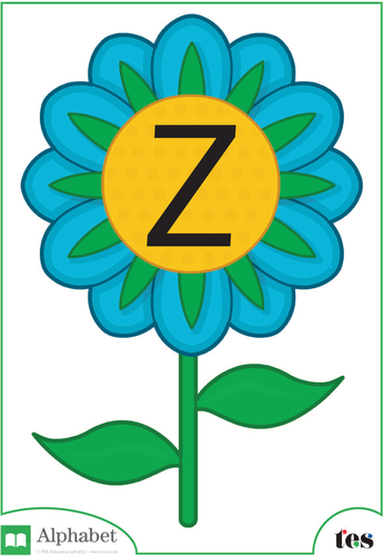 The Letter Z - Flower Theme | Teaching Resources