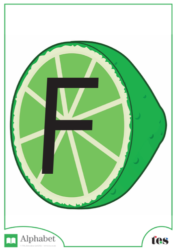 The Letter F - Fruit Theme | Teaching Resources