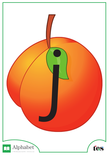 The Letter J - Fruit Theme | Teaching Resources