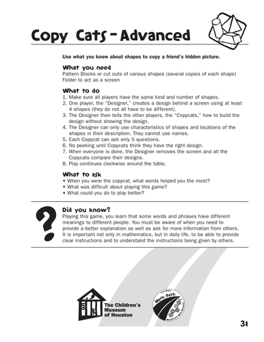 Copy Cats | Teaching Resources