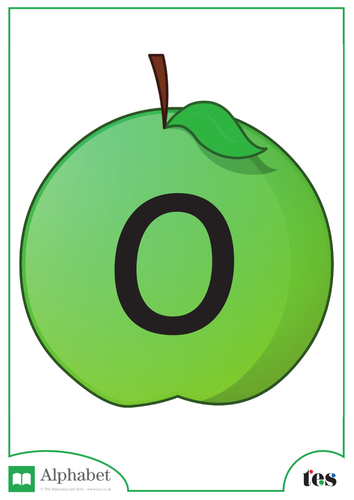 The Letter O - Fruit Theme | Teaching Resources