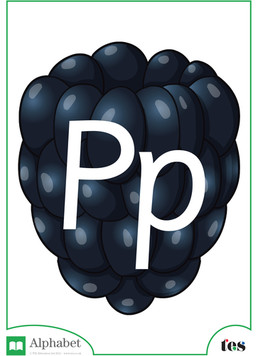 The Letter P - Fruit Theme | Teaching Resources