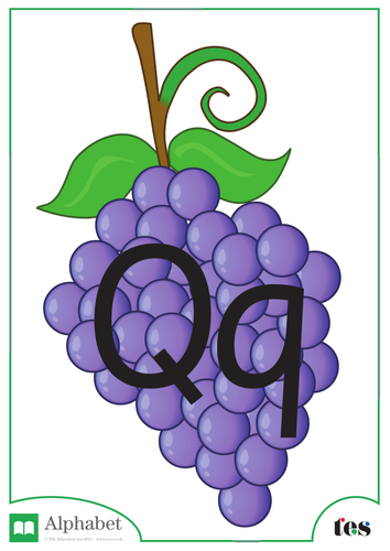 The Letter Q - Fruit Theme | Teaching Resources