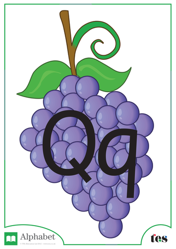 The Letter Q - Fruit Theme | Teaching Resources