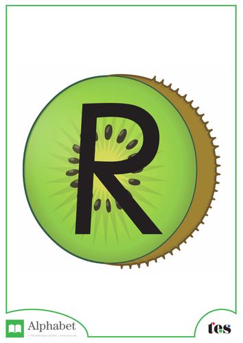 The Letter R - Fruit Theme | Teaching Resources