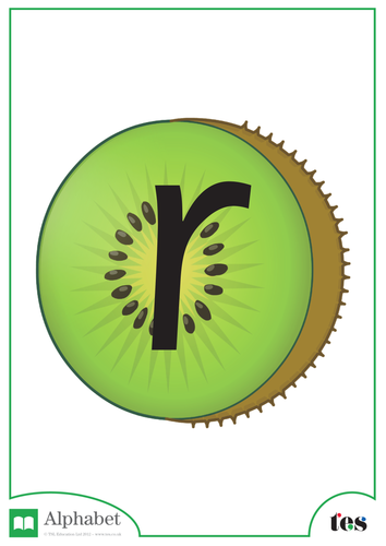 The Letter R - Fruit Theme | Teaching Resources