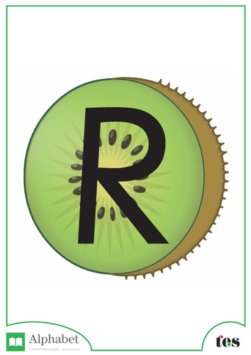 The Letter R - Fruit Theme | Teaching Resources