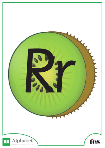 The Letter R - Fruit Theme | Teaching Resources