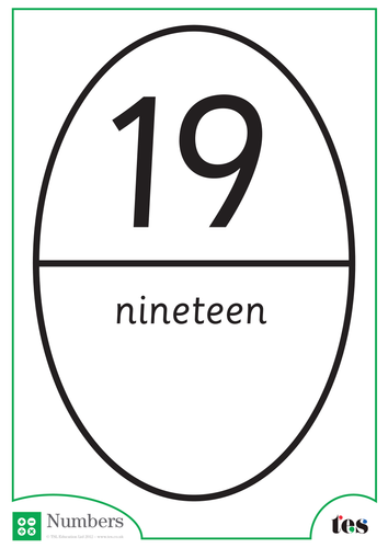 Rugby Ball Numbers – 16-20 | Teaching Resources