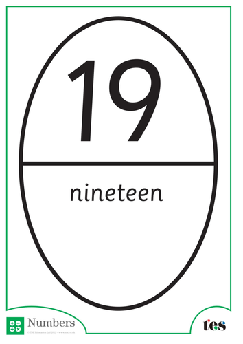 Rugby Ball Numbers – 16-20 | Teaching Resources