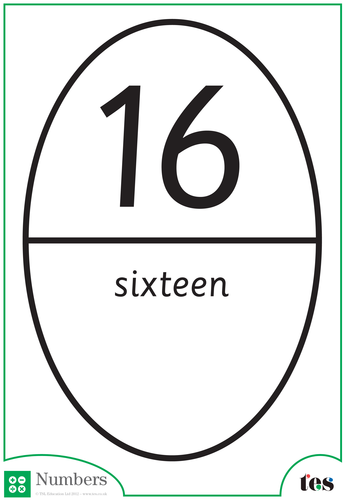 Rugby Ball Numbers – 16-20 | Teaching Resources