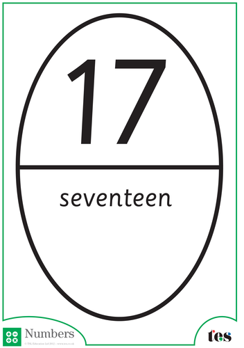 Rugby Ball Numbers – 16-20 | Teaching Resources