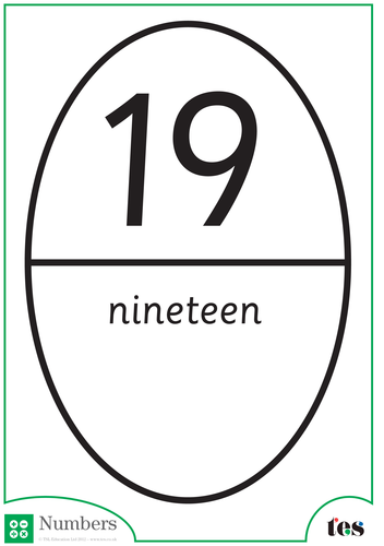 Rugby Ball Numbers – 16-20 | Teaching Resources