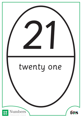 Rugby Ball Numbers – 21-25 | Teaching Resources