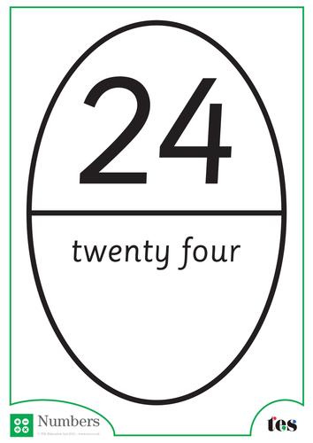 Rugby Ball Numbers – 21-25 | Teaching Resources