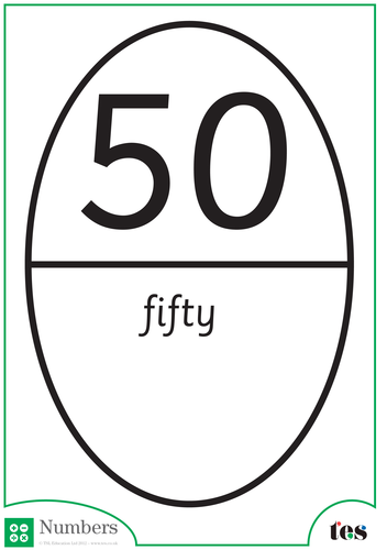 Rugby Ball Numbers – 46-50 | Teaching Resources