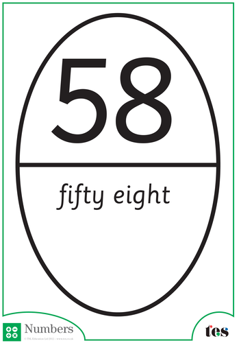 Rugby Ball Numbers – 56-60 | Teaching Resources