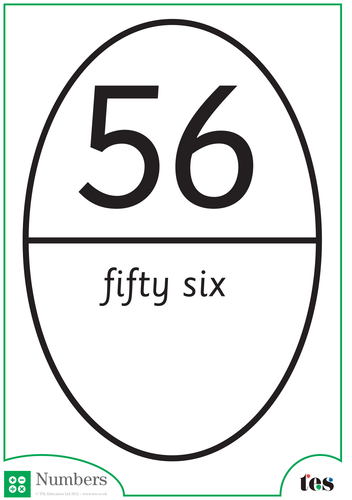 Rugby Ball Numbers – 56-60 | Teaching Resources