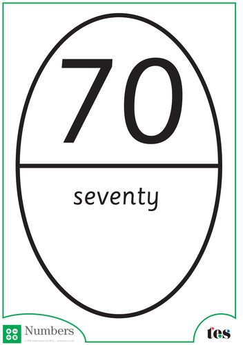Rugby Ball Numbers – 66-70 | Teaching Resources