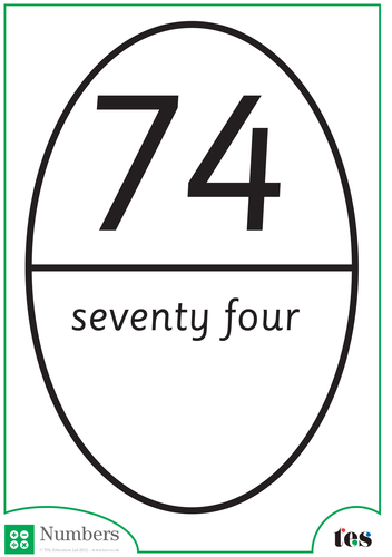 Rugby Ball Numbers – 71-75 | Teaching Resources