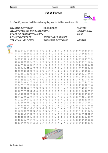 AQA P2 new spec wordsearches | Teaching Resources
