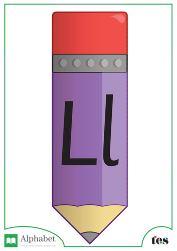 The Letter L - Pencil Theme | Teaching Resources