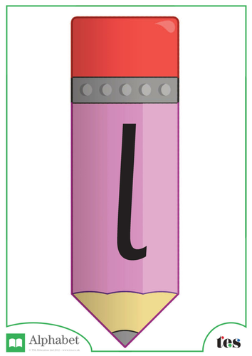 The Letter L - Pencil Theme | Teaching Resources