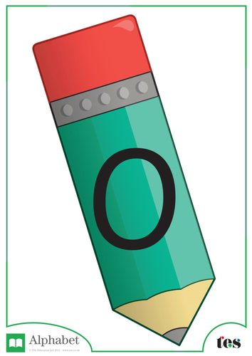 The Letter O - Pencil Theme | Teaching Resources