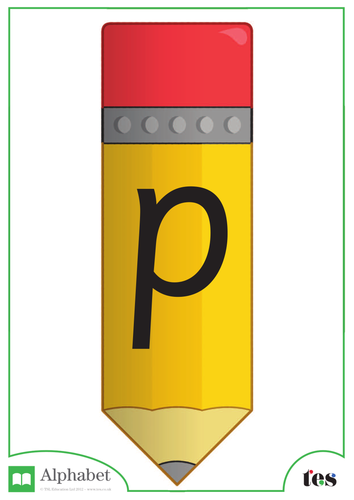 The Letter P - Pencil Theme | Teaching Resources