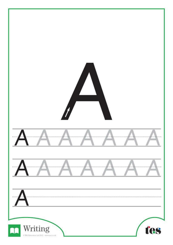 Letter Formation - A-Z | Teaching Resources