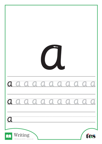Letter Formation – The Letter A | Teaching Resources
