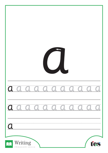 Letter Formation – The Letter A | Teaching Resources