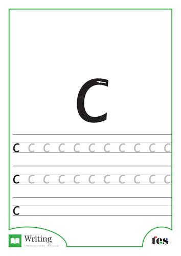 Letter Formation – The Letter C | Teaching Resources