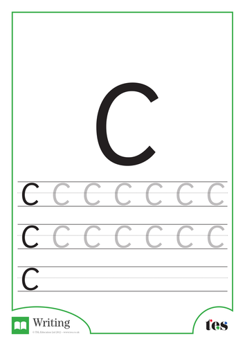Letter Formation – The Letter C | Teaching Resources