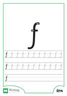 Letter Formation – The Letter F | Teaching Resources